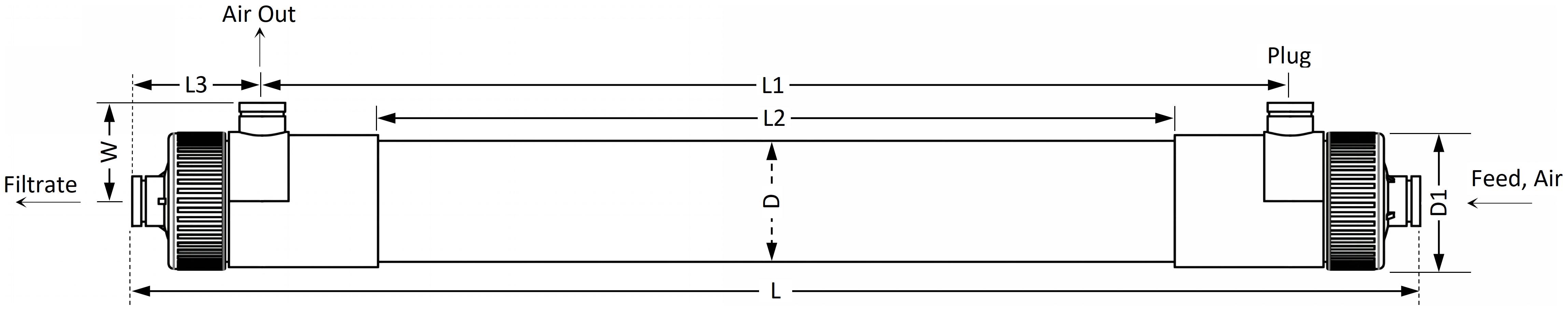 Toray HFU-1020AN TIPS Equivalent UF Membrane